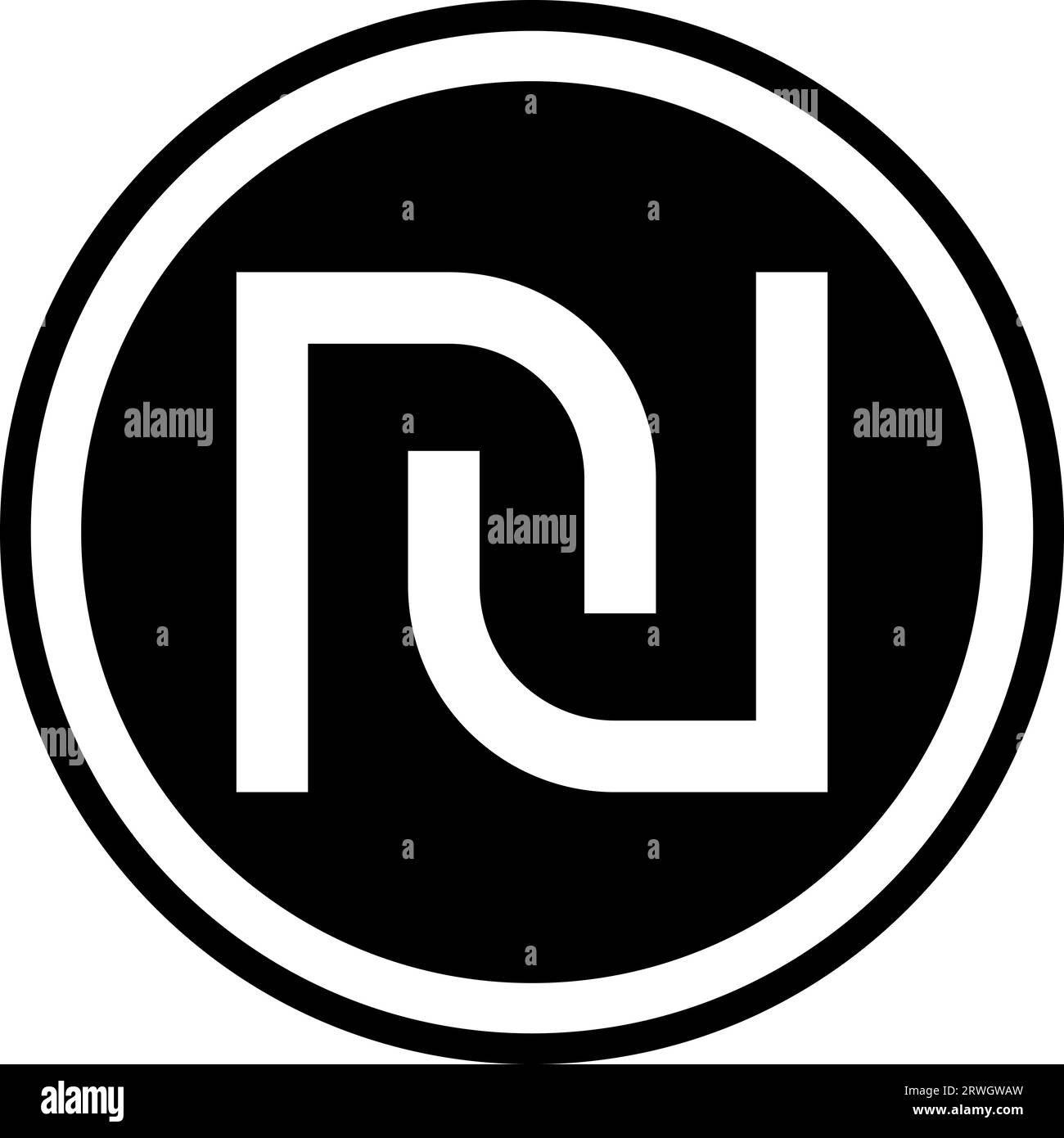 Israeli Shekel currency symbol, vector illustration Shekel currency ...