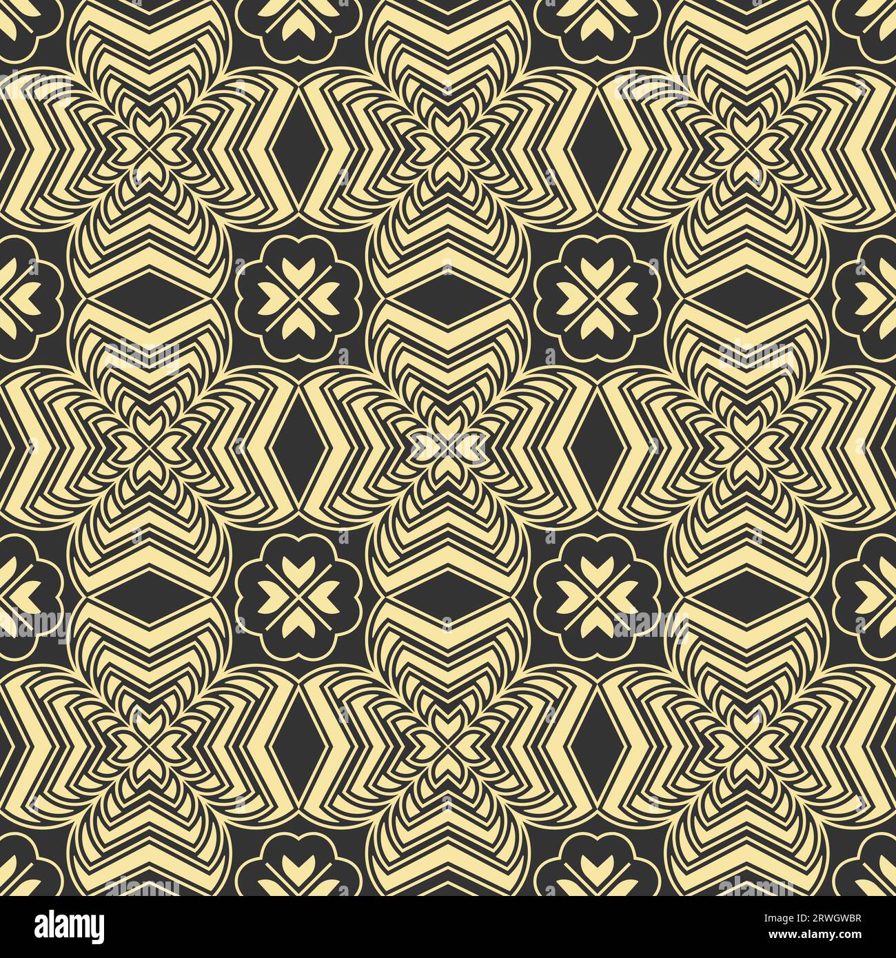 Seamless Abstract Pattern Of Arbitrary Elements Sample For Clothing