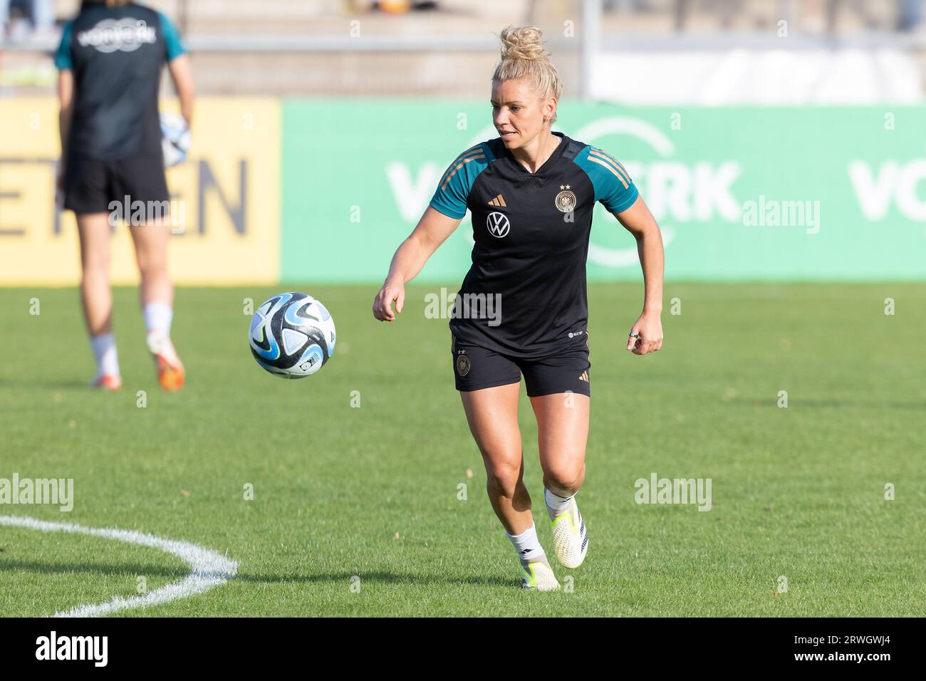 19 September 2023, Hesse, Frankfurt/Main: Soccer: National team, women ...