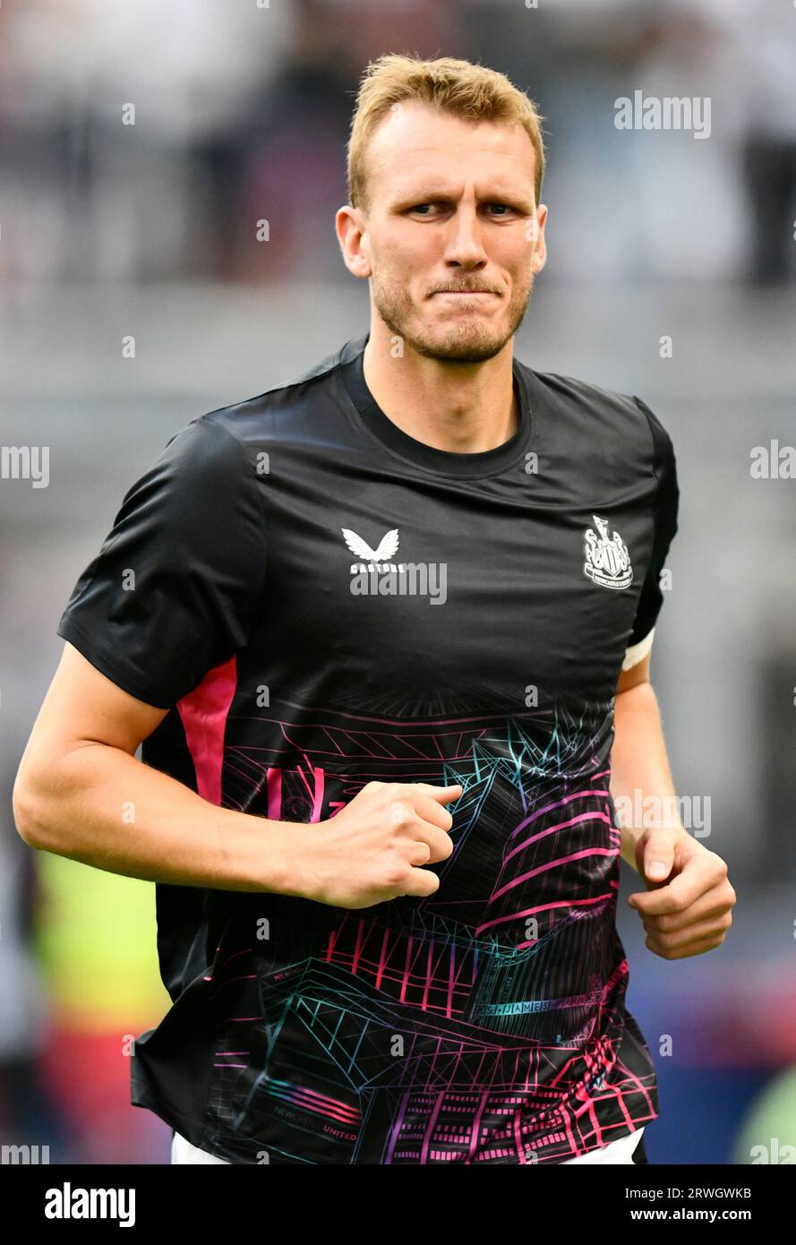 Milano, Italy. 19th Sep, 2023. Dan Burn (33) of Newcastle United is ...