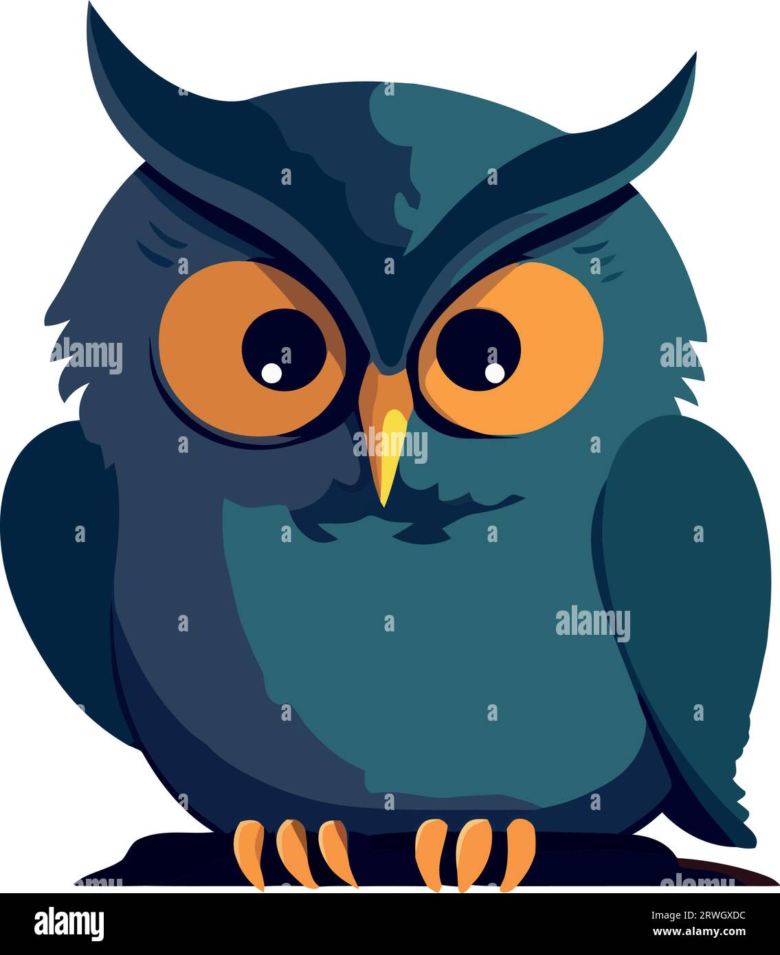 Small eagle owl Stock Vector Images - Alamy