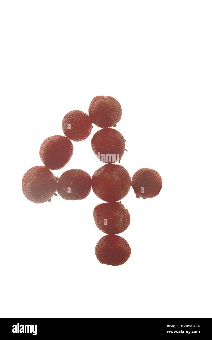 NUMBER 4 n form of strawberries, full of texture, pattern & conveying ...