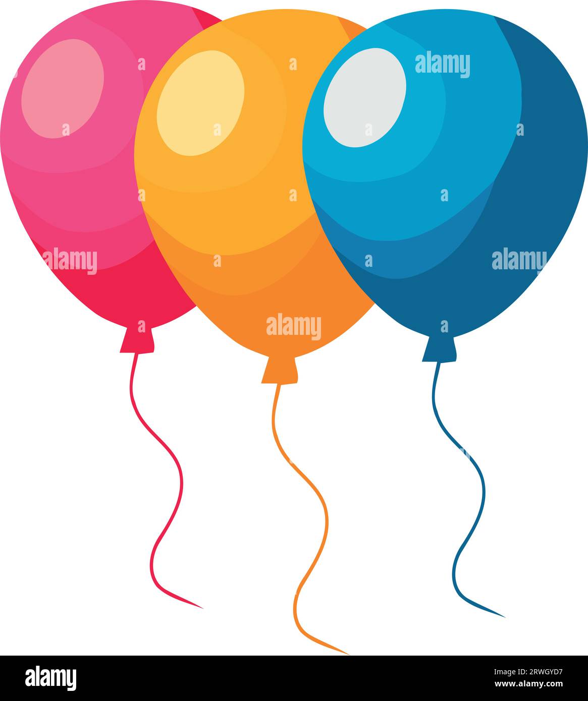 balloons design illustration Stock Vector Image & Art - Alamy