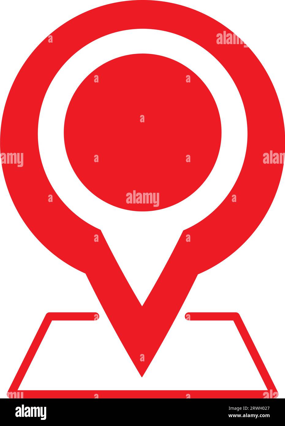 pin icon location illustration Stock Vector Image & Art - Alamy