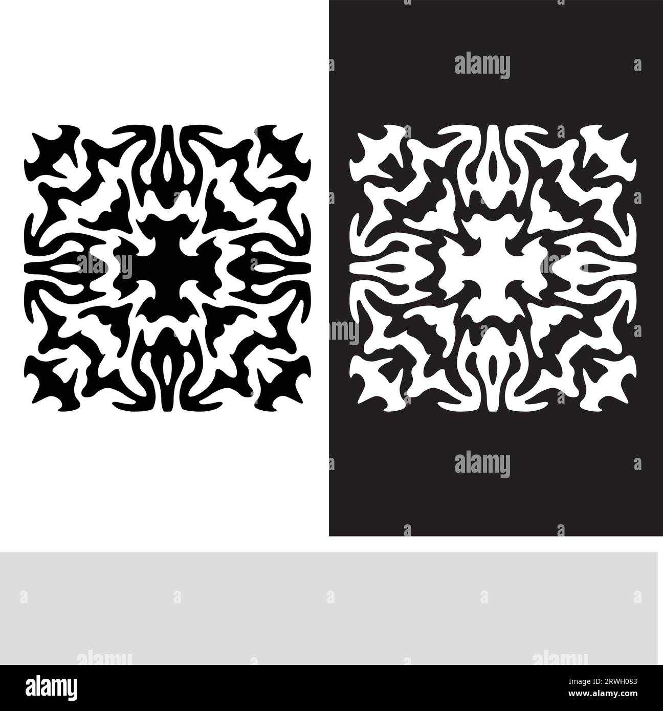 vector flat design arabesque seamless pattern Stock Vector Image & Art ...