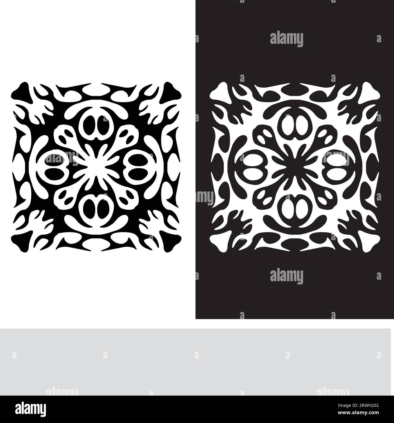vector flat design arabesque seamless pattern Stock Vector Image & Art ...