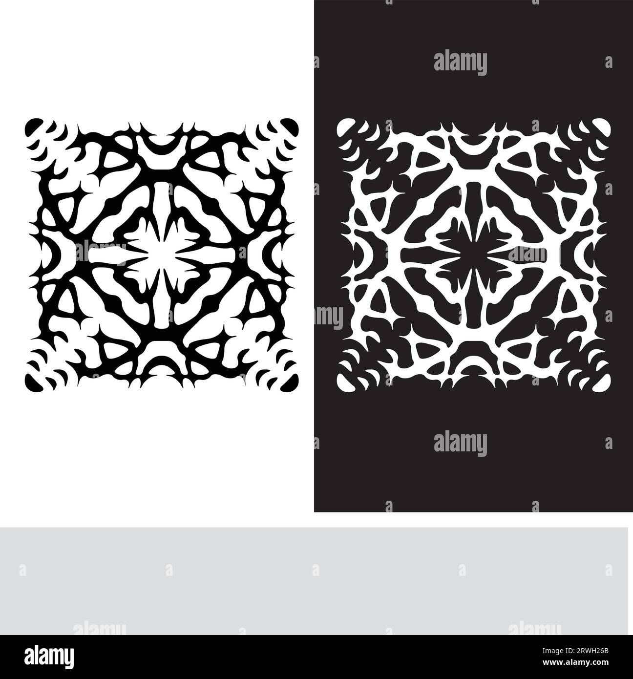 vector flat design arabesque seamless pattern Stock Vector Image & Art ...