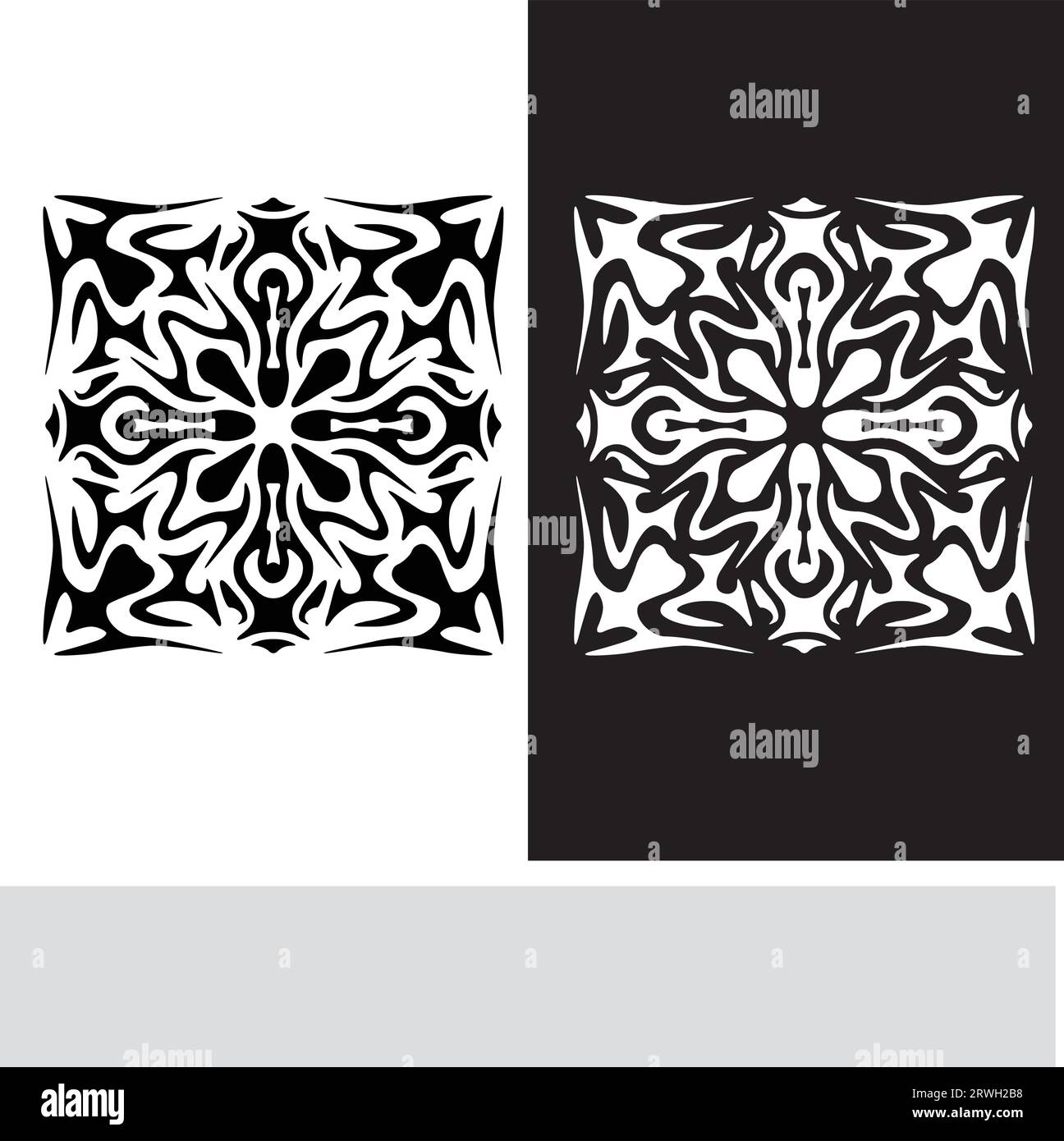 vector flat design arabesque seamless pattern Stock Vector Image & Art ...