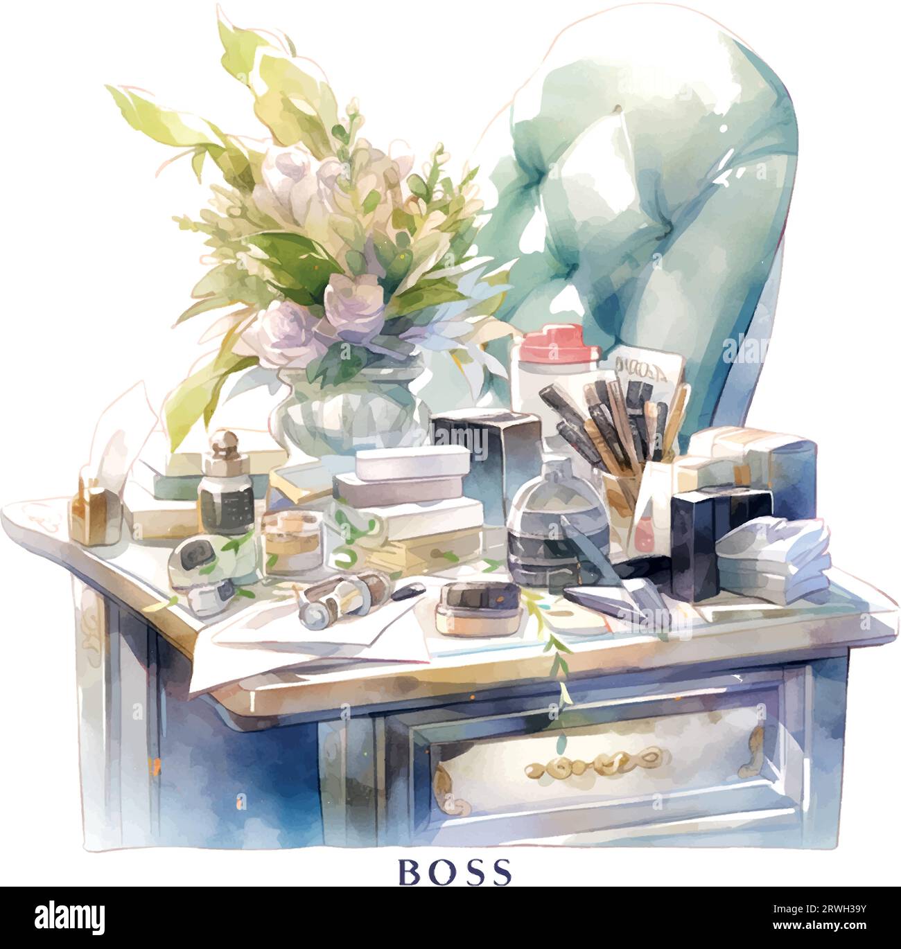 National boss day Stock Vector Images - Alamy