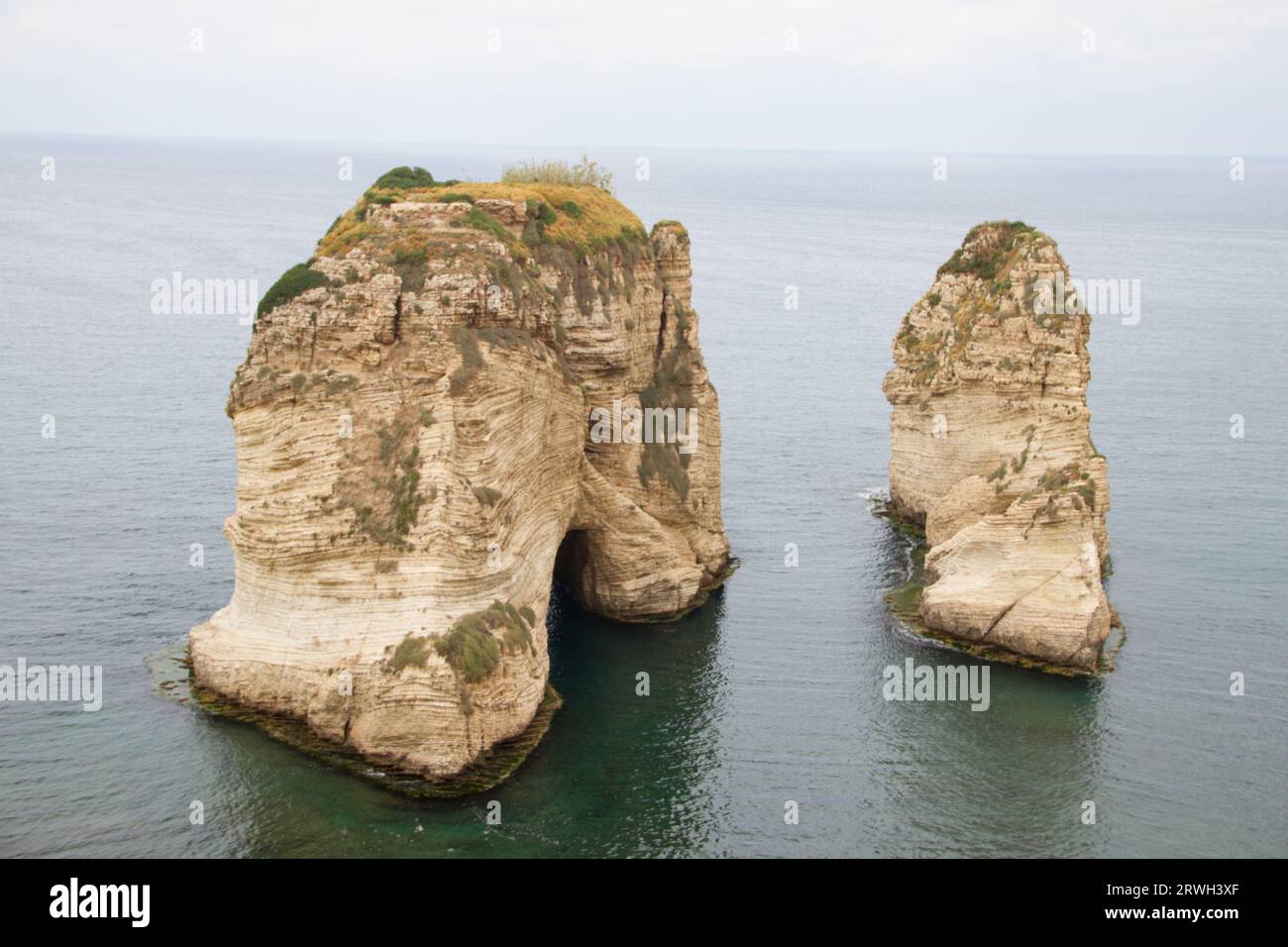 Pigeon Rocks, Beirut- in Lebanon Stock Photo - Alamy