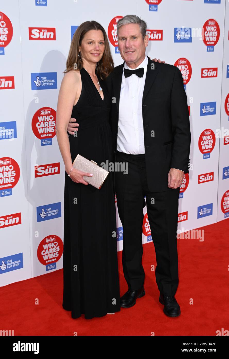 London, UK. September 19th, 2023. Sir Keir Starmer and Victoria Starmer ...