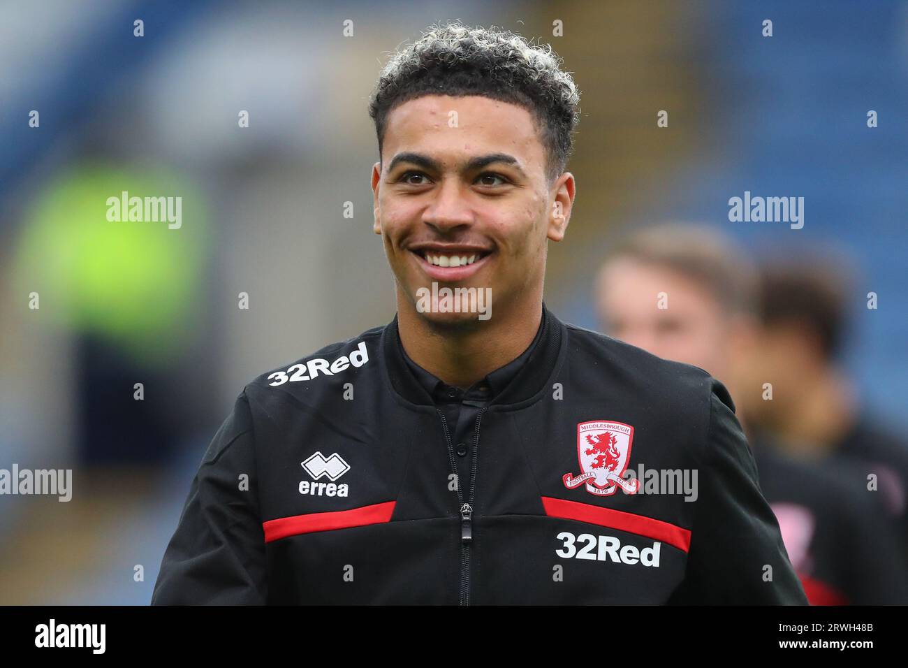 Morgan Rogers #10 of Middlesbrough arrives ahead of the Sky Bet ...