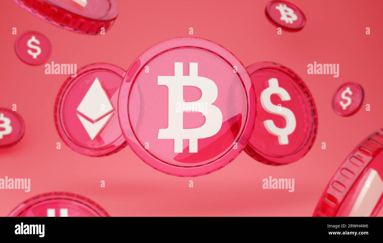 Financial growth and Investing. Modern digital money sign illustration ...