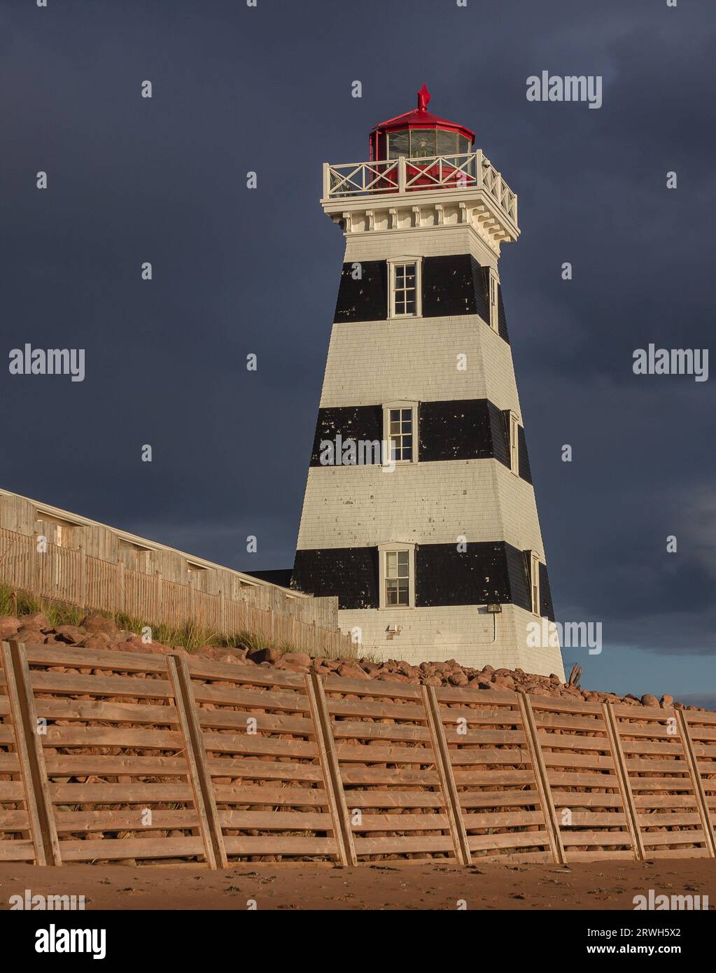 West point lighthouse, pei hi-res stock photography and images - Alamy