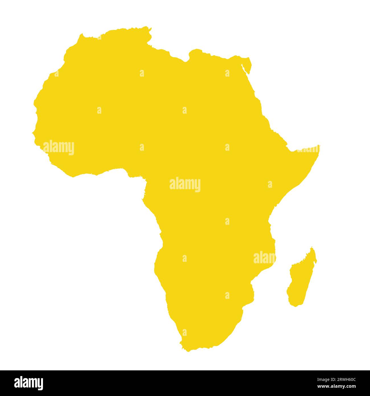 Map of Africa, sign silhouette. World Map Globe. Vector Illustration ...