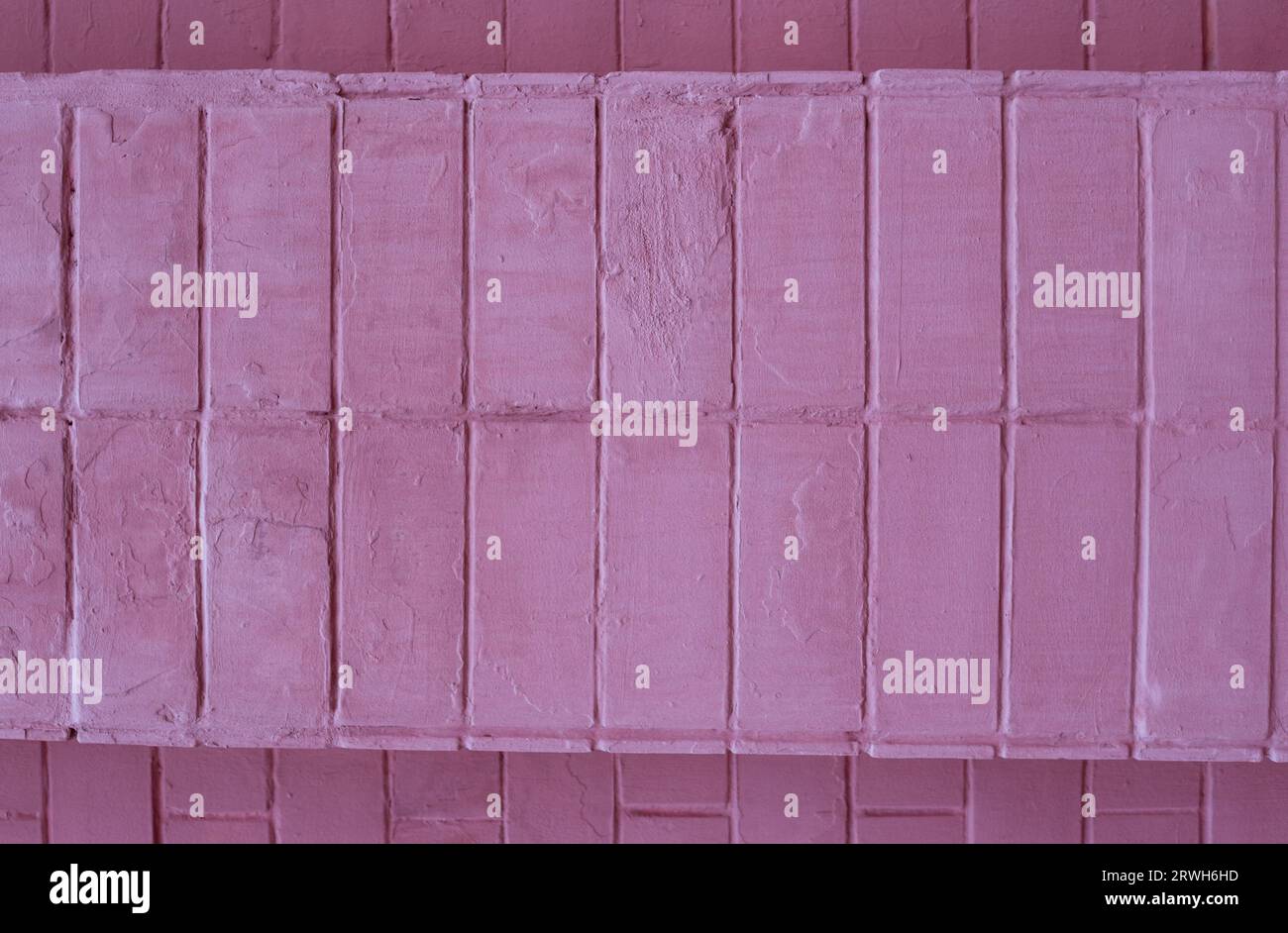 Purple painted concrete block wall Stock Photo - Alamy