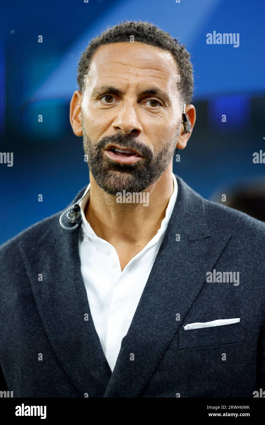 Former Manchester United player and current TNT co-presenter Rio ...