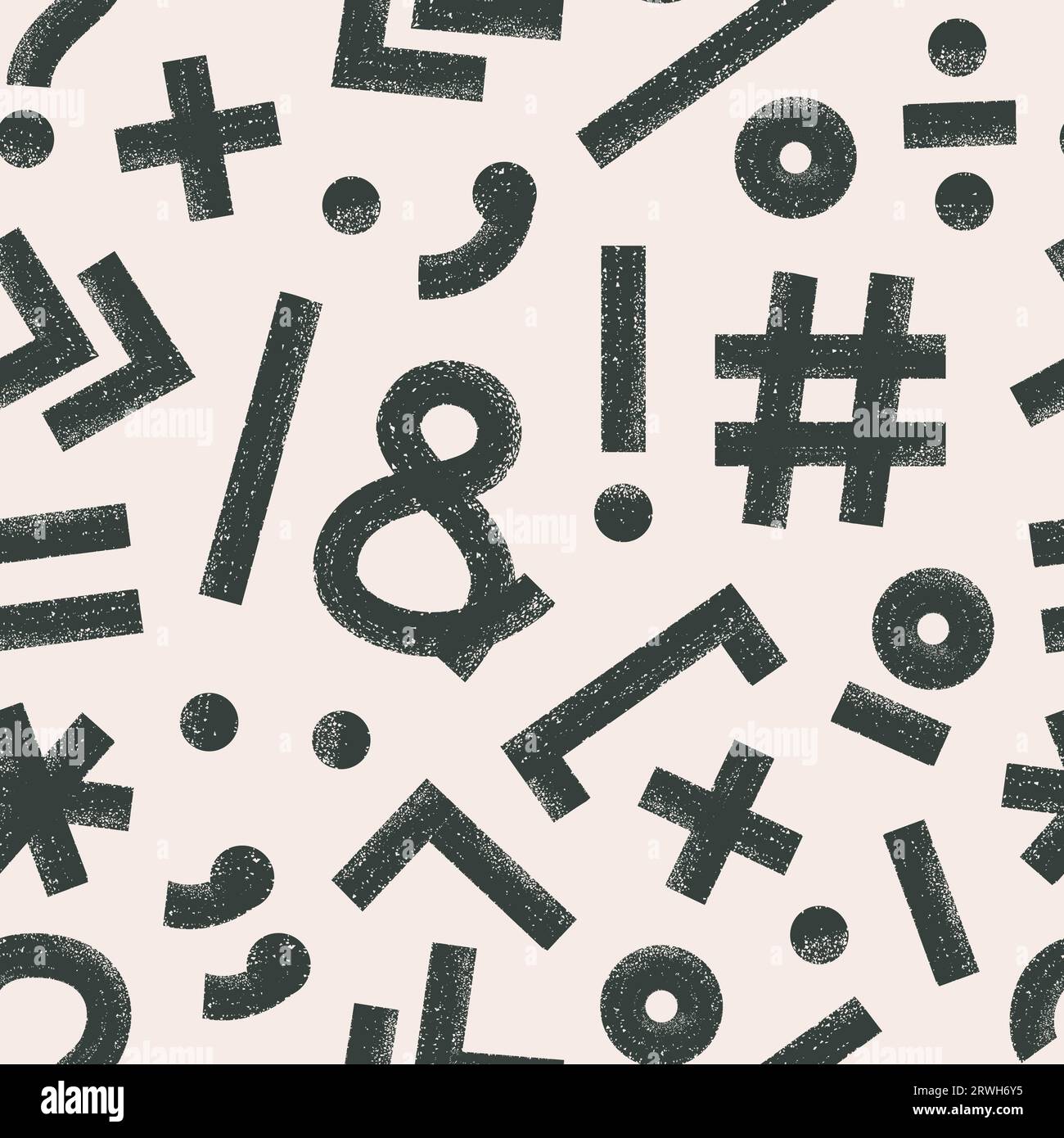 Ink bold brush line punktuation, plus, symbol, cross sign. Grunge ...