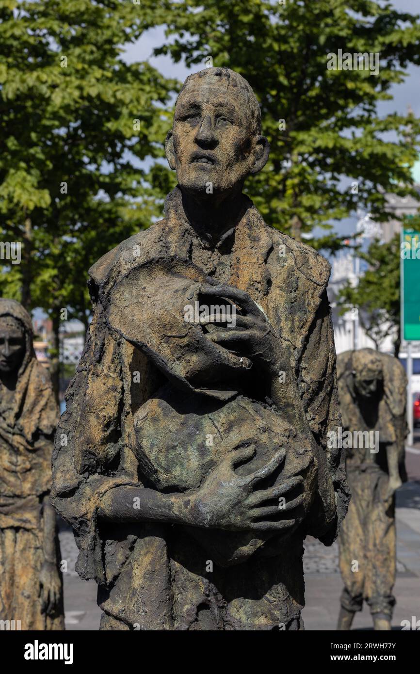 Memorial to the Great Famine Victims in Dublin, Ireland’s Great Famine ...