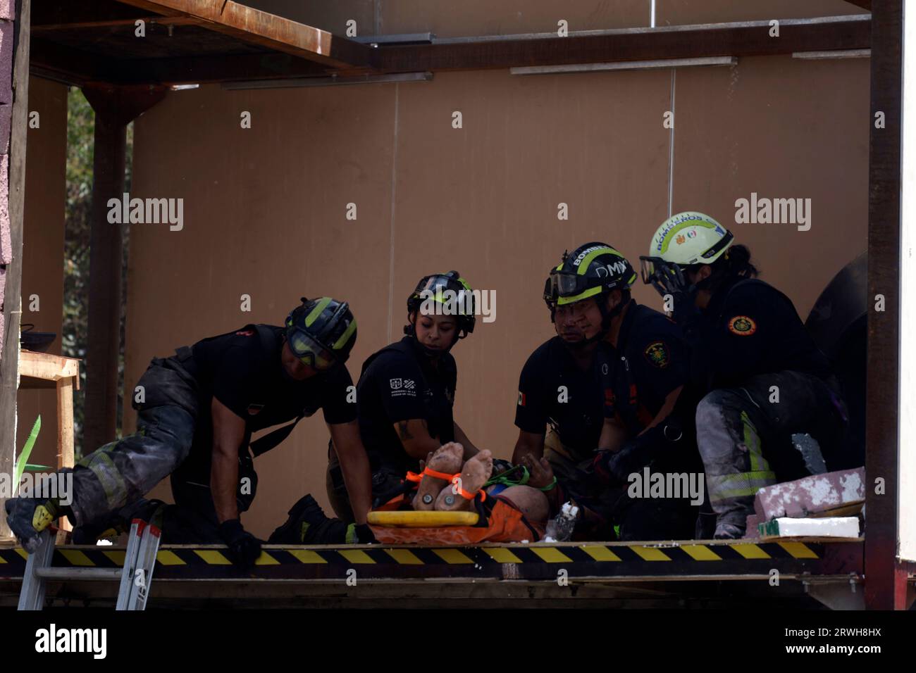 Mexico City, Mexico. 19th Sep, 2023. On National Civil Protection Day ...