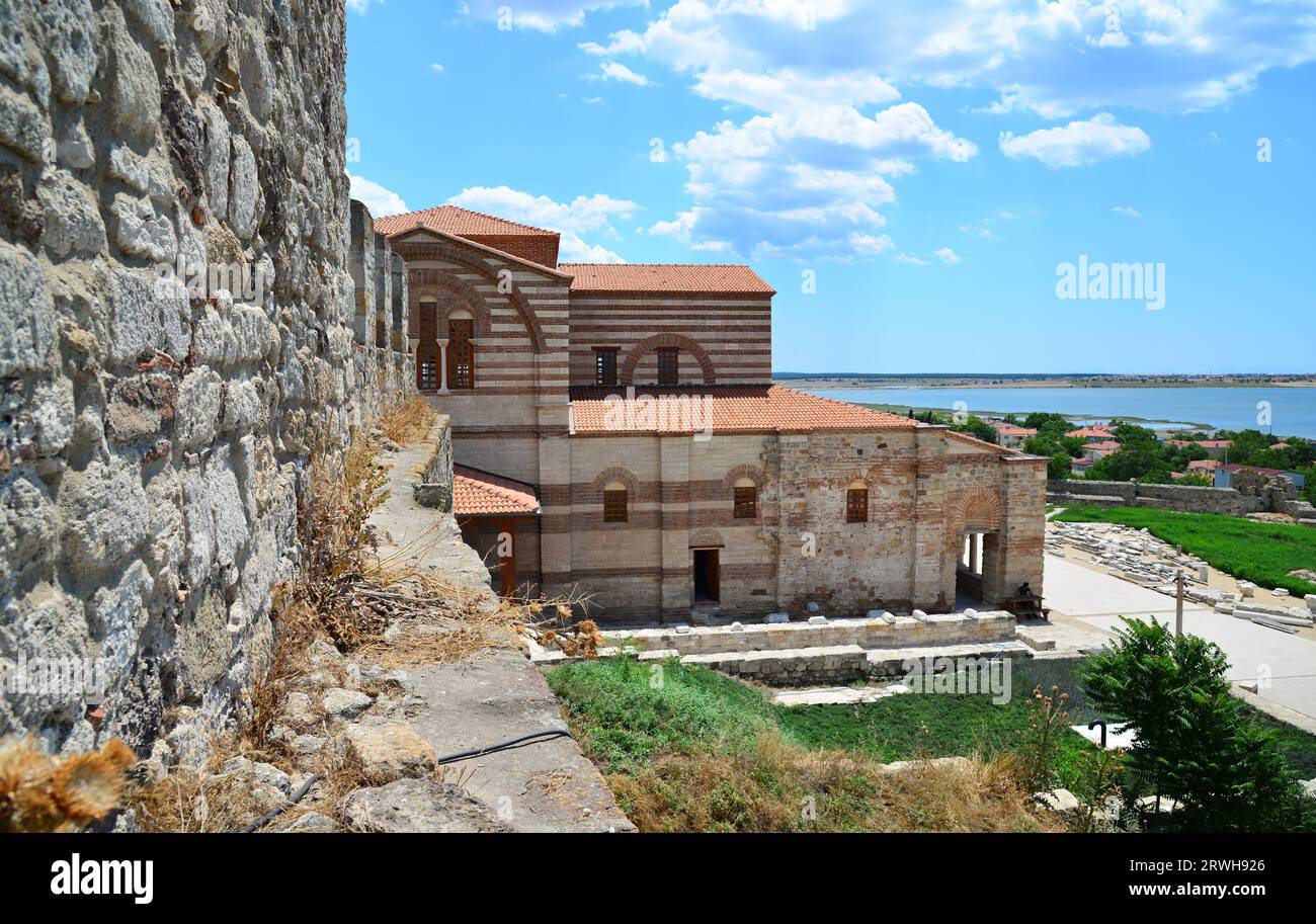 Enez Town, located in Edirne, Turkey, is an ancient ancient settlement ...