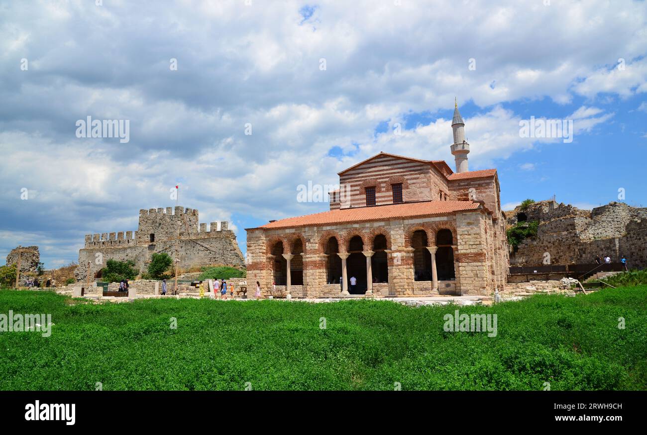 Enez Town, located in Edirne, Turkey, is an ancient ancient settlement ...