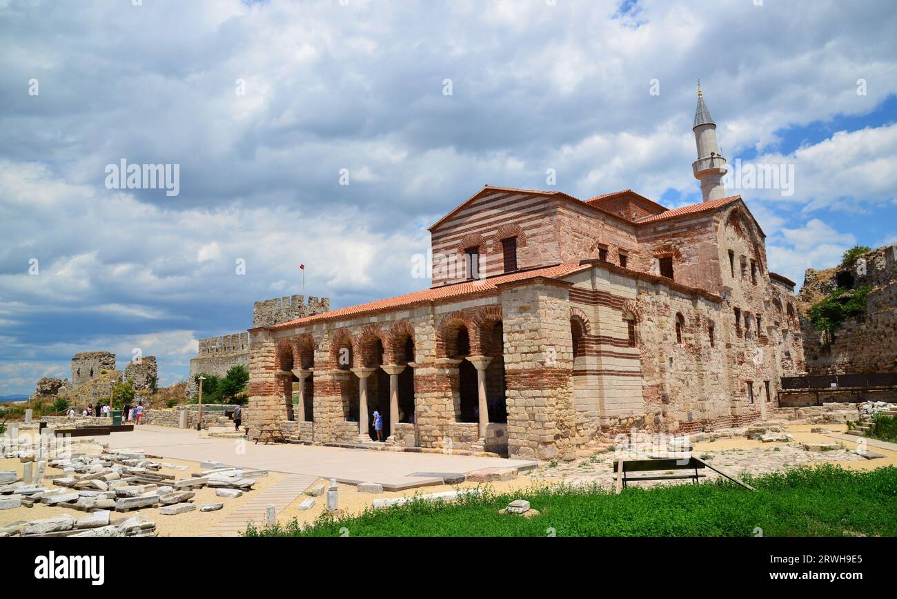 Enez Town, located in Edirne, Turkey, is an ancient ancient settlement ...