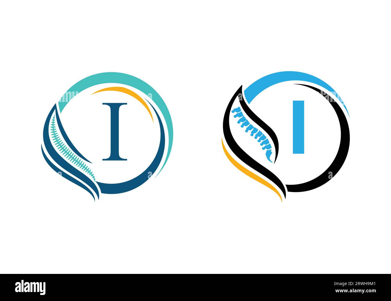 Letter I with Spine Orthopedic logo. for orthopedic business and ...