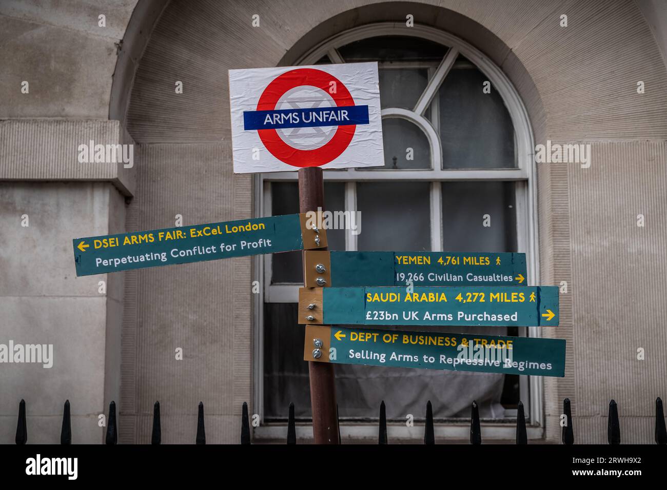 Anti-war activists stage a protest outside Parliament buildings in ...