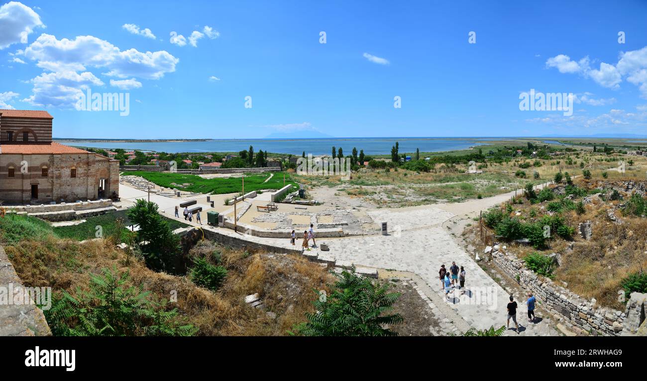 Enez Town, located in Edirne, Turkey, is an ancient ancient settlement ...