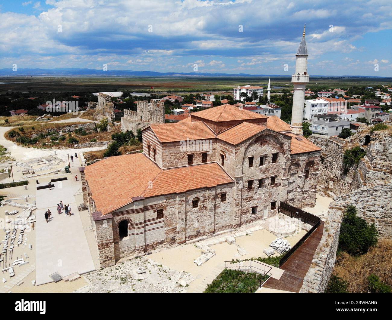Enez Town, located in Edirne, Turkey, is an ancient ancient settlement ...