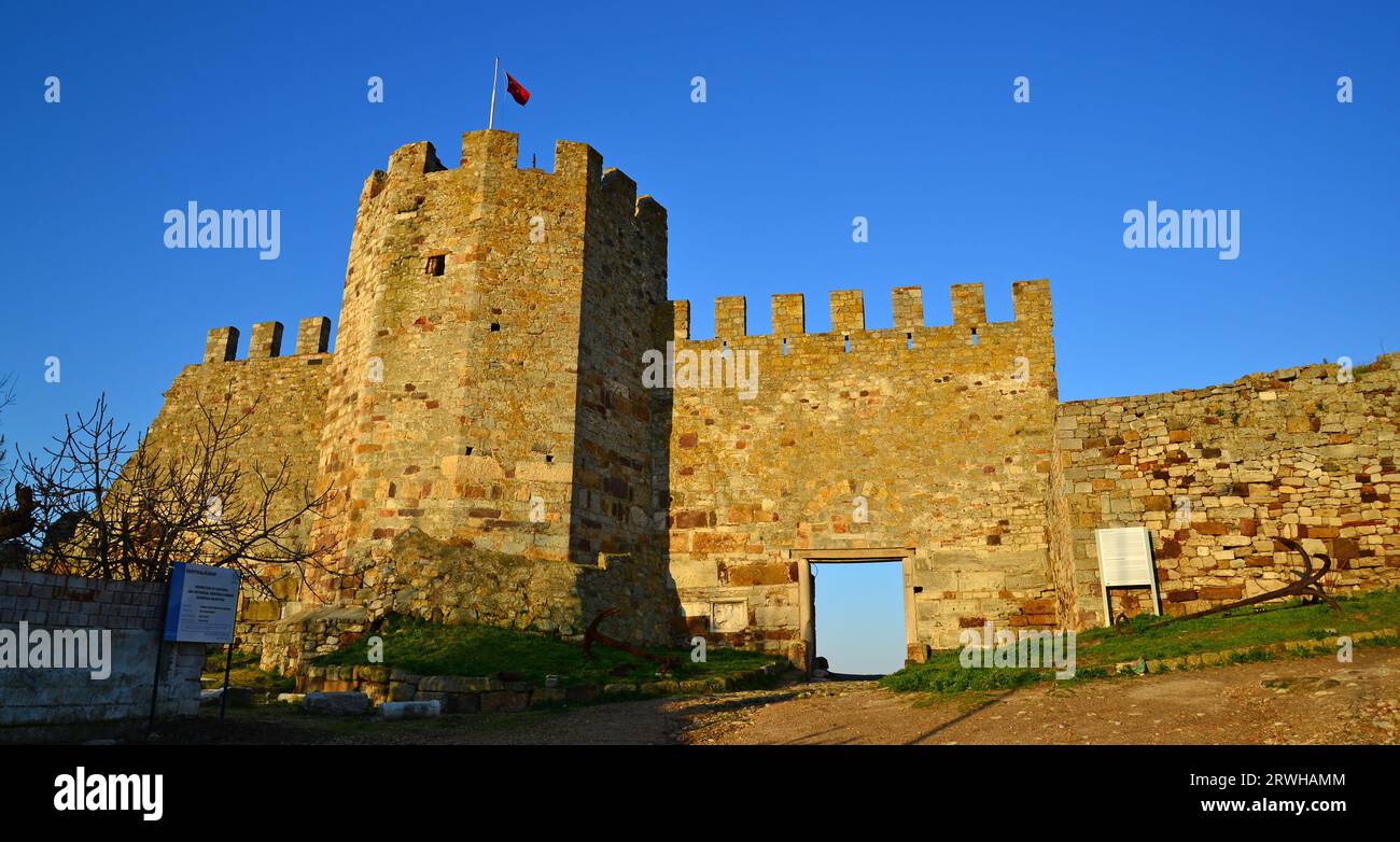 Enez Town, located in Edirne, Turkey, is an ancient ancient settlement ...