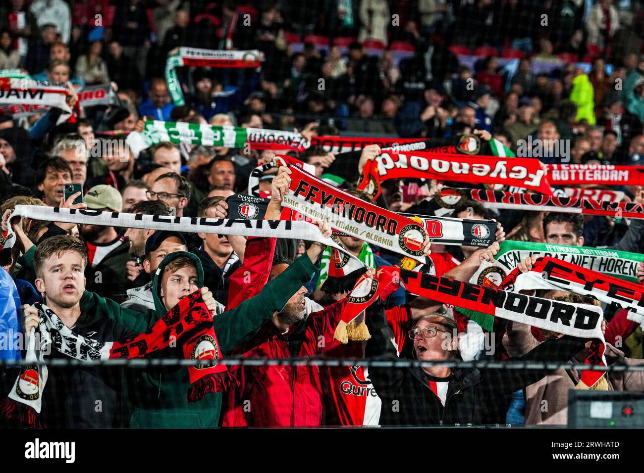 Rotterdam, The Netherlands. 19th Sep, 2023. Rotterdam - Fans of ...