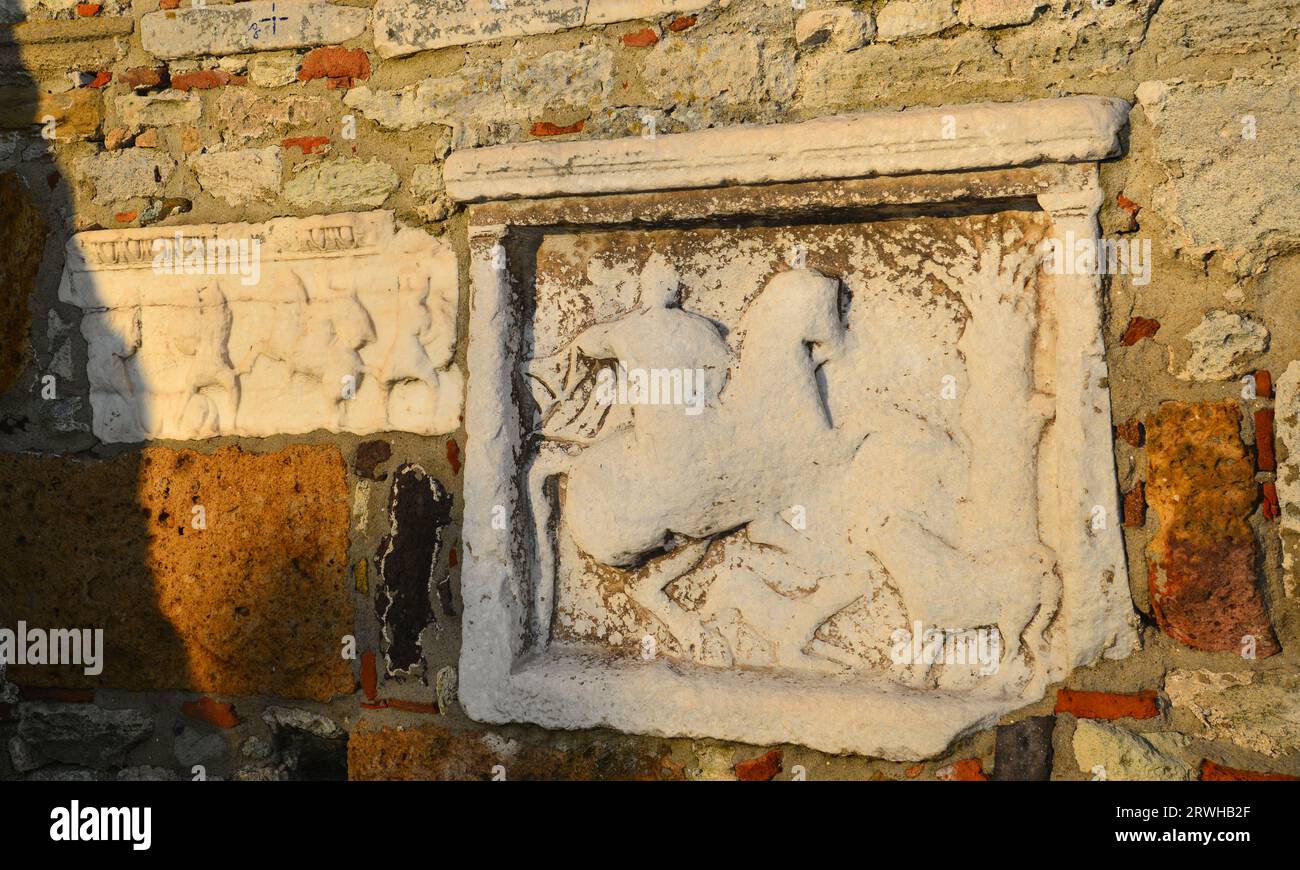Enez Town, located in Edirne, Turkey, is an ancient ancient settlement ...