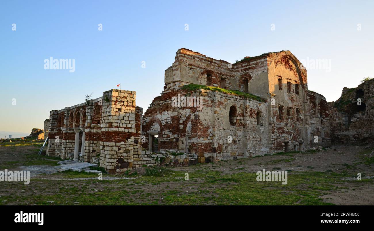 Enez Town, located in Edirne, Turkey, is an ancient ancient settlement ...