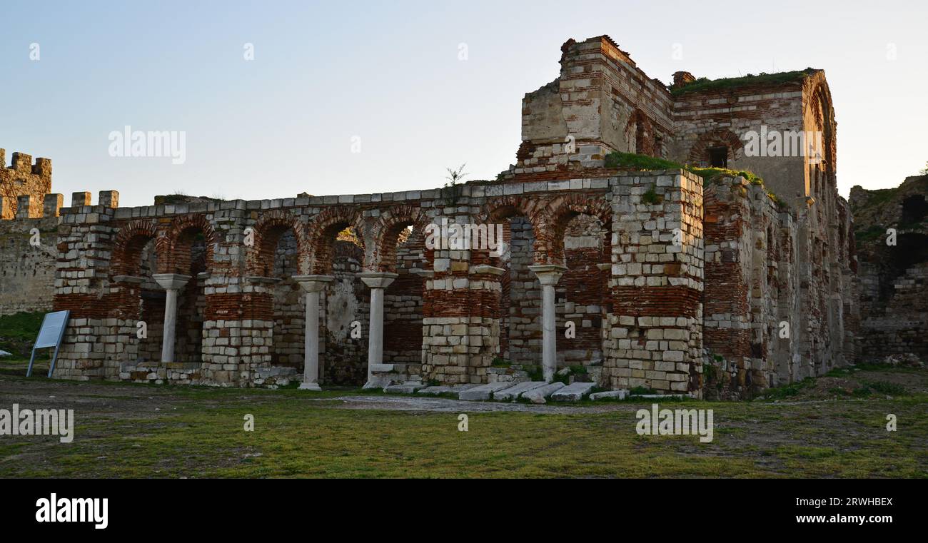 Enez Town, located in Edirne, Turkey, is an ancient ancient settlement ...