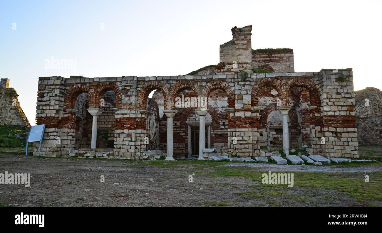 Enez Town, located in Edirne, Turkey, is an ancient ancient settlement ...