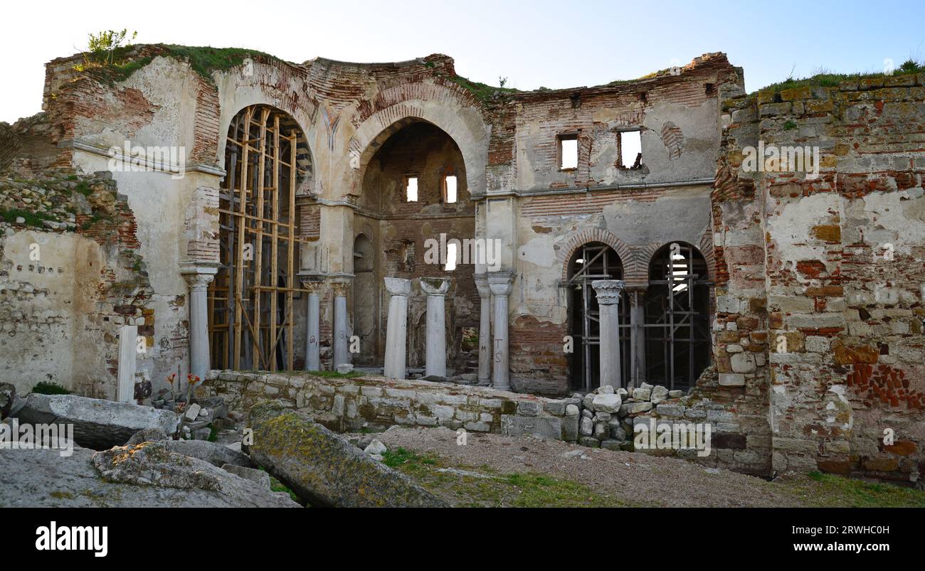 Enez Town, located in Edirne, Turkey, is an ancient ancient settlement ...
