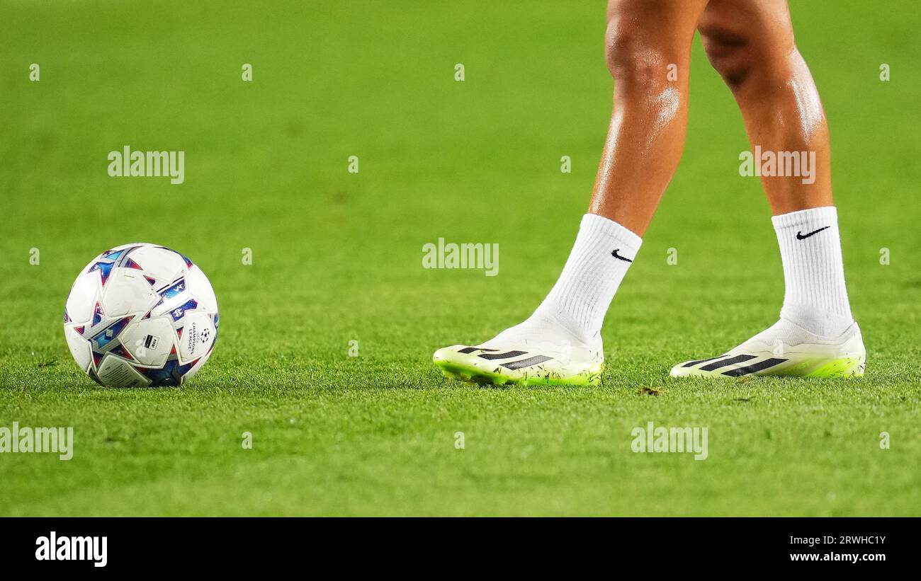 Barcelona, Spain. 19th Sep, 2023. Joao Felix's legs during the UEFA ...