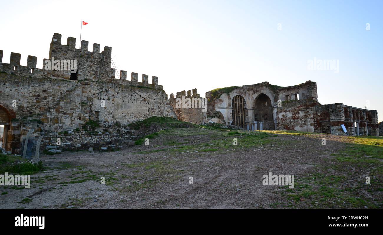 Enez Town, located in Edirne, Turkey, is an ancient ancient settlement ...