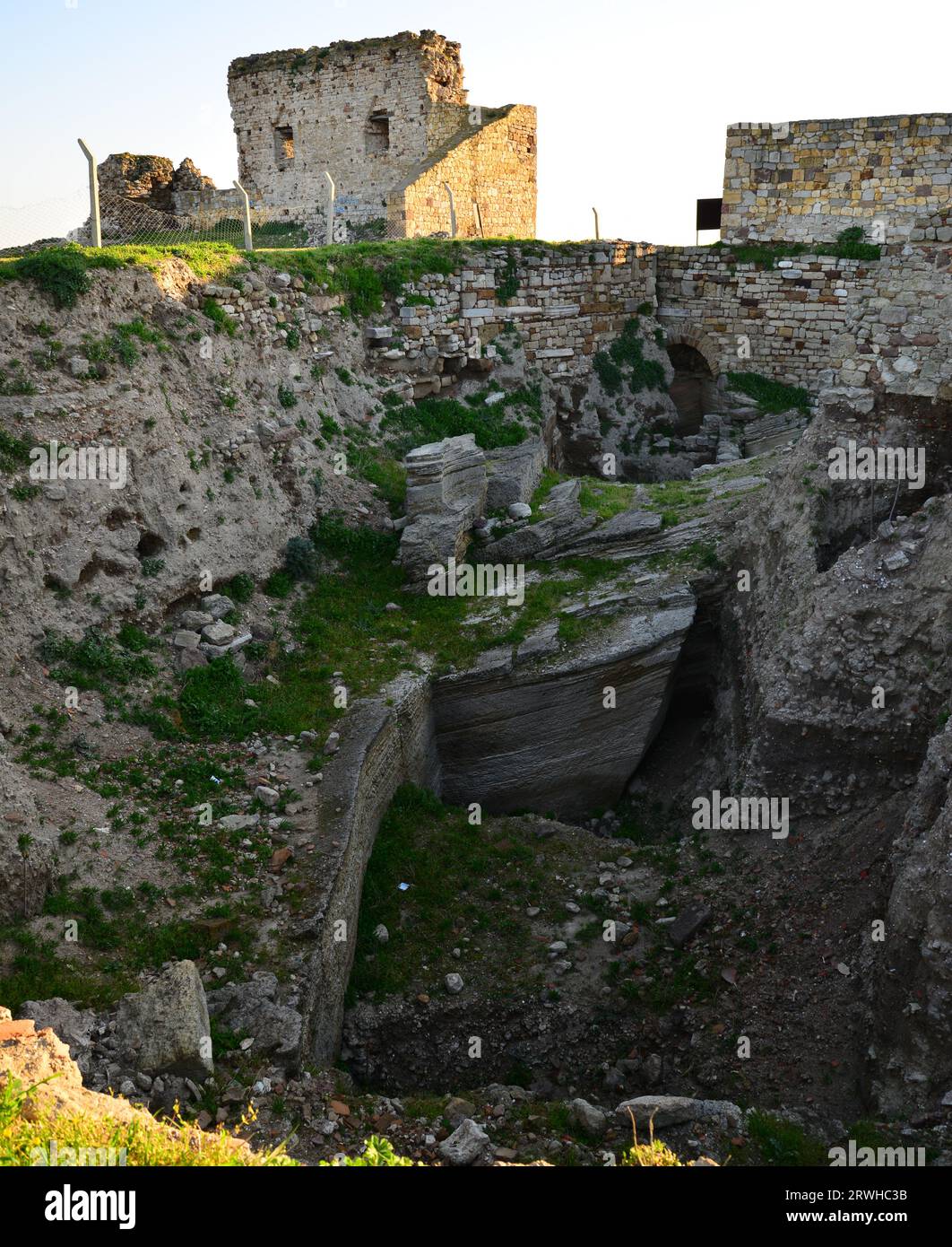 Enez Town, located in Edirne, Turkey, is an ancient ancient settlement ...