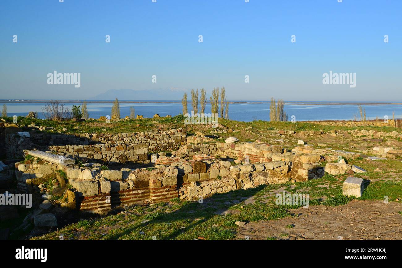 Enez Town, located in Edirne, Turkey, is an ancient ancient settlement ...