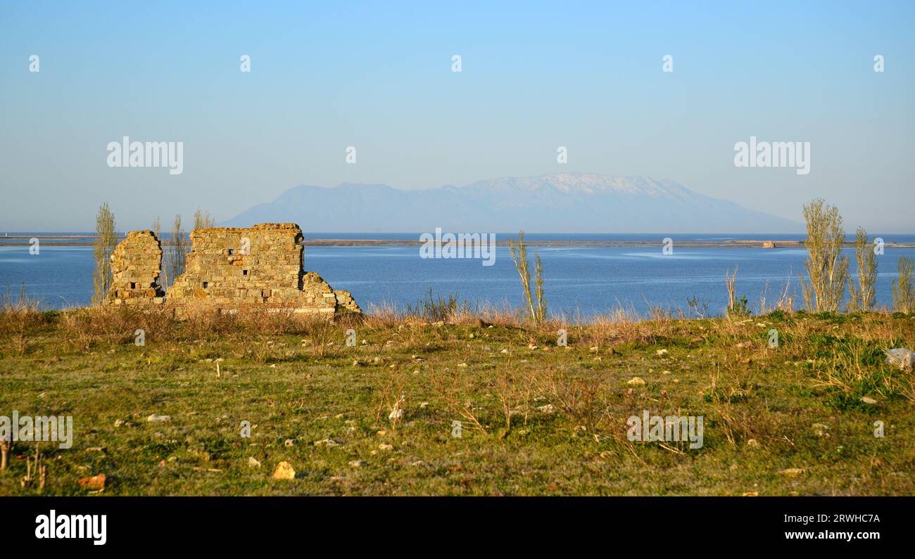 Enez Town, located in Edirne, Turkey, is an ancient ancient settlement ...