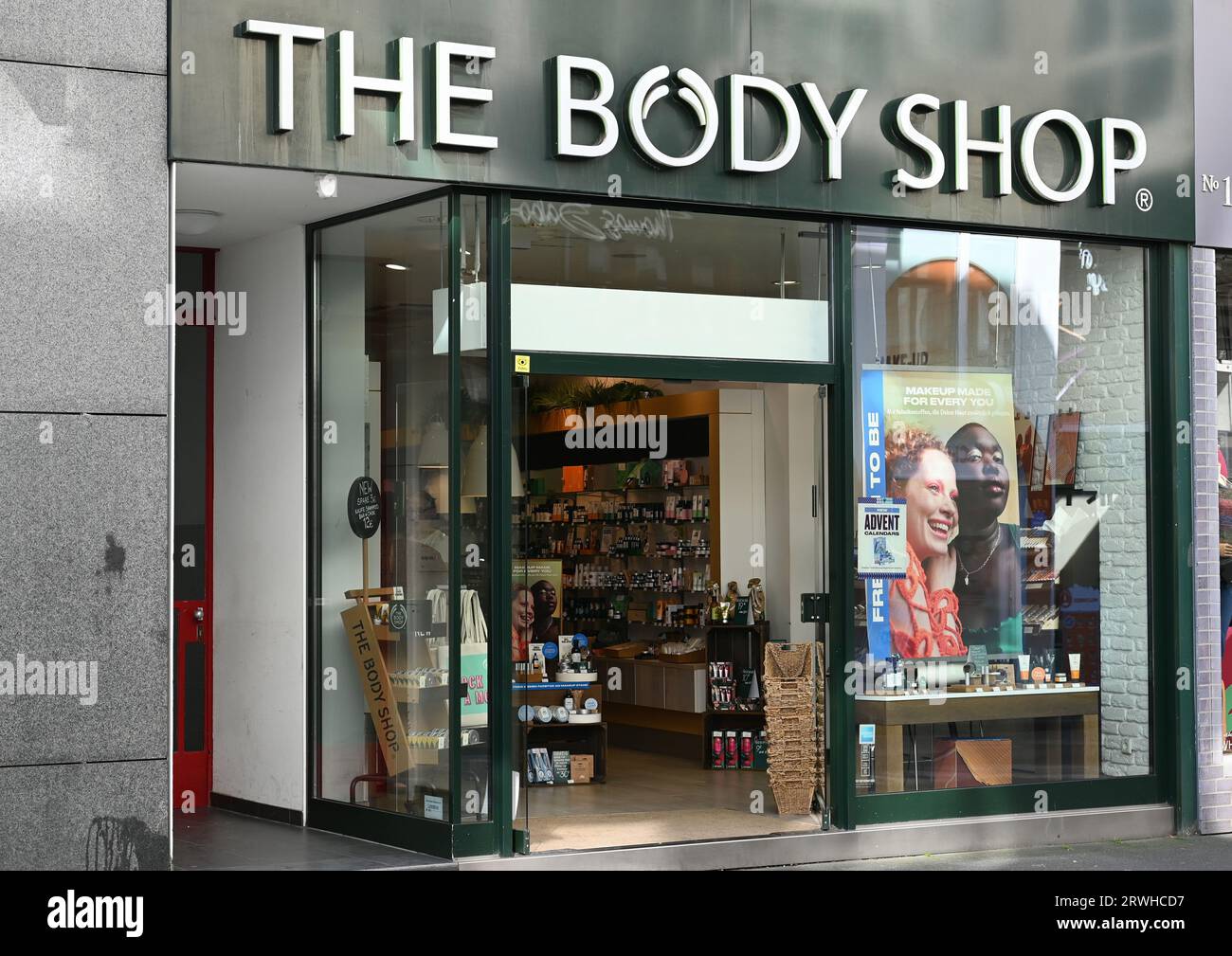 Cologne, Germany. 07th Sep, 2023. Logo of cosmetics chain "The Body ...