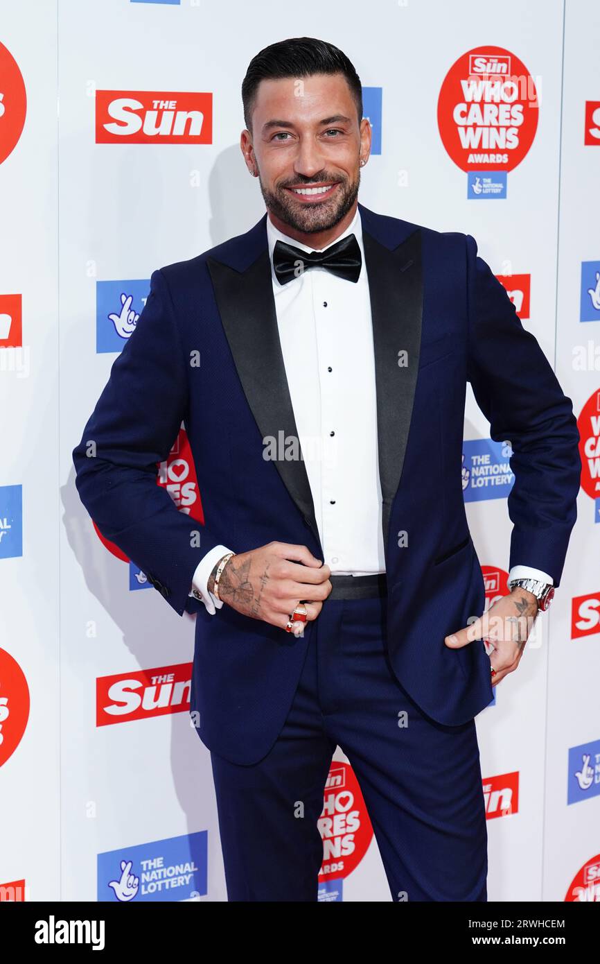 Giovanni Pernice attending The Sun Who Cares Wins Awards at The ...