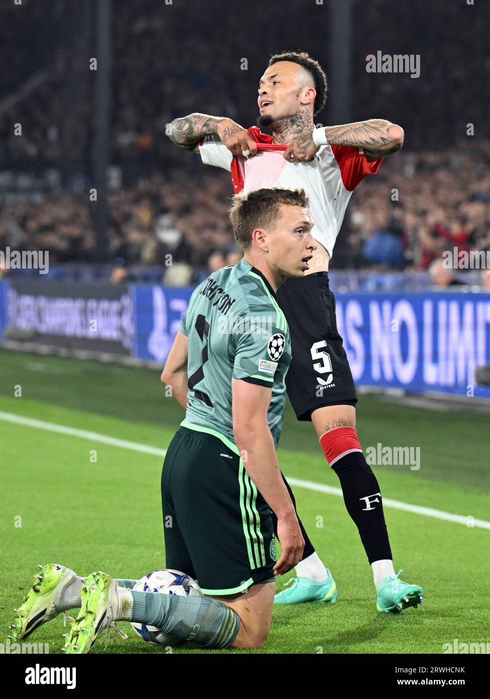 ROTTERDAM - Quilindschy Hartman of Feyenoord is disappointed during the ...