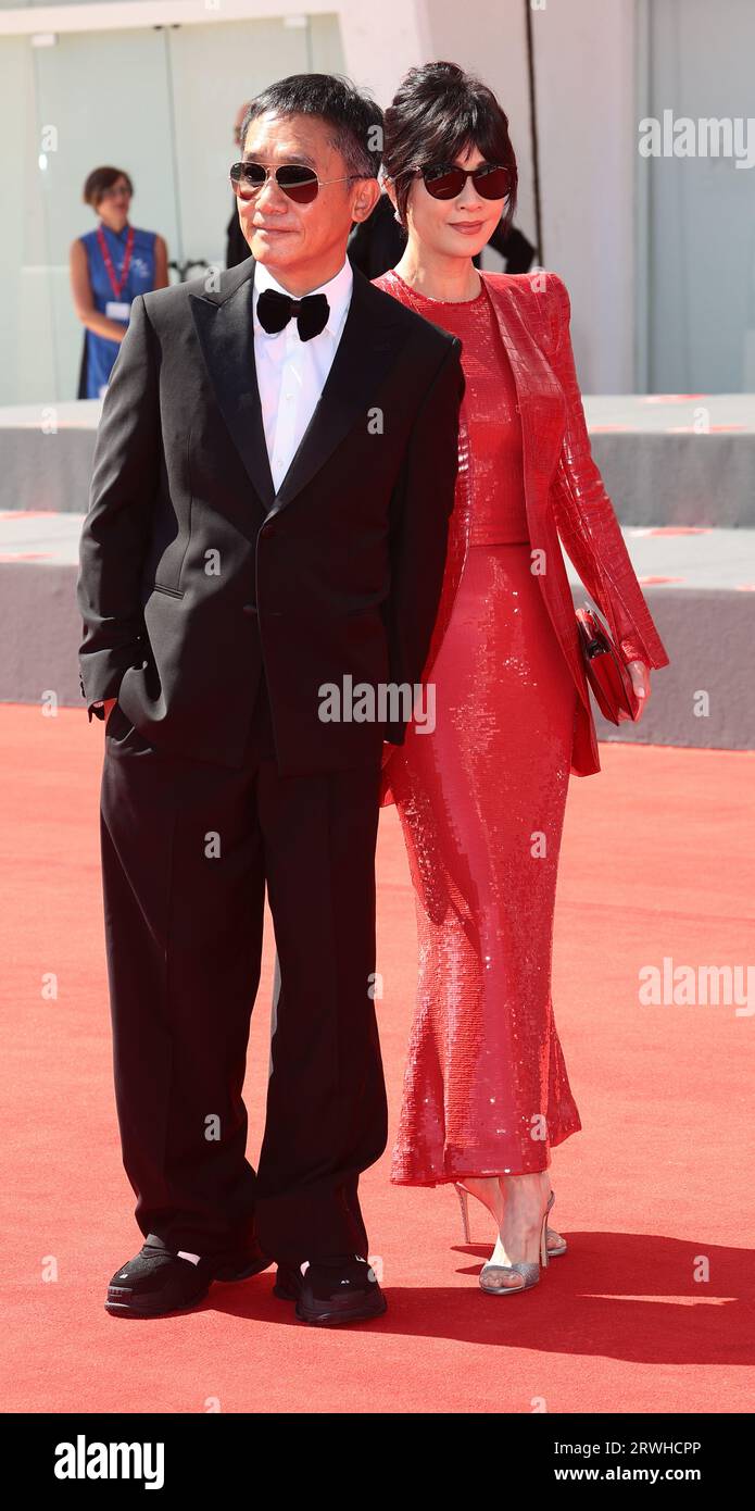 VENICE, ITALY - SEPTEMBER 02: Tony Leung Chiu-Wai and Carina Lau Kar ...