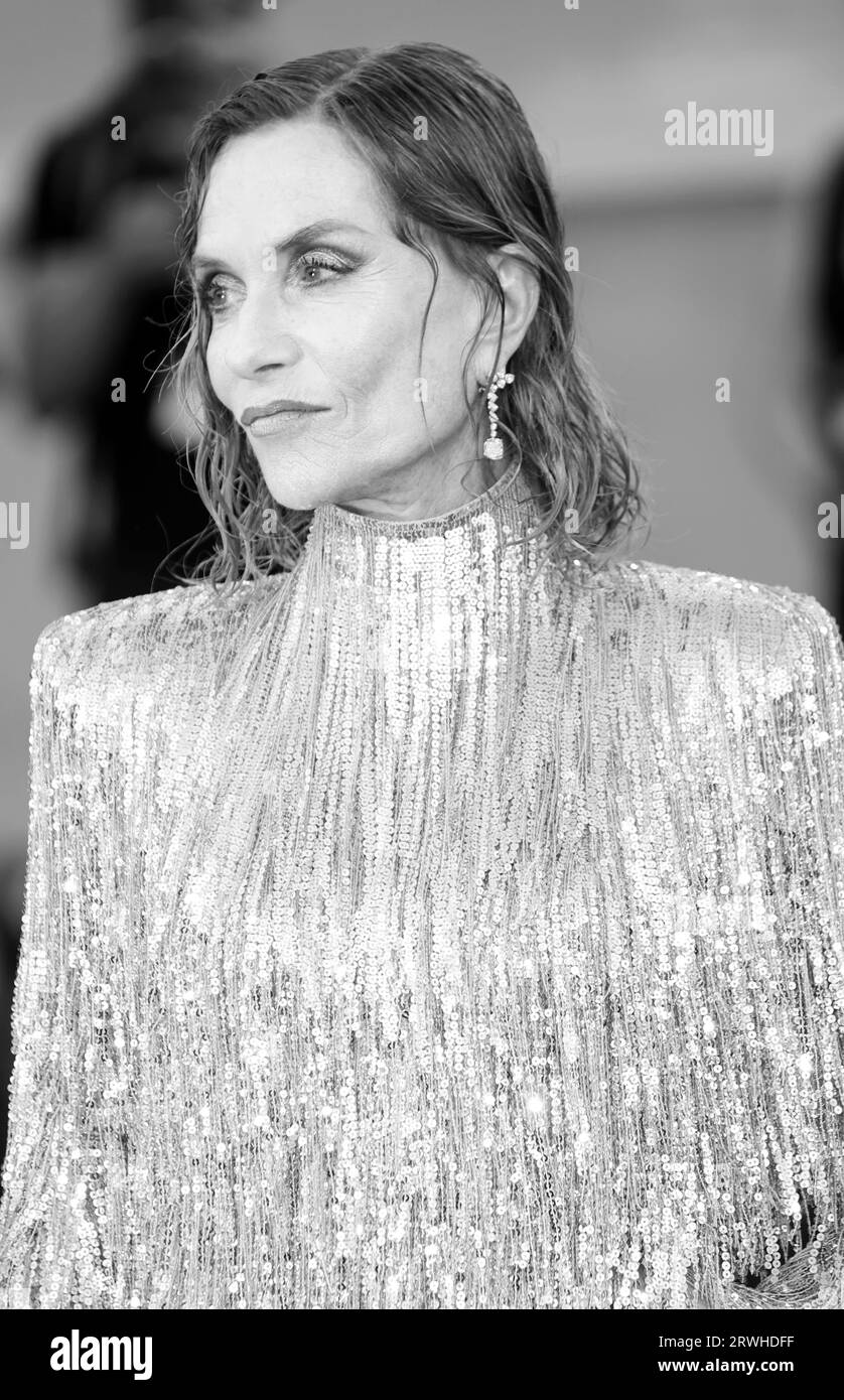VENICE, ITALY - SEPTEMBER 02: Isabelle Huppert attends a red carpet for ...