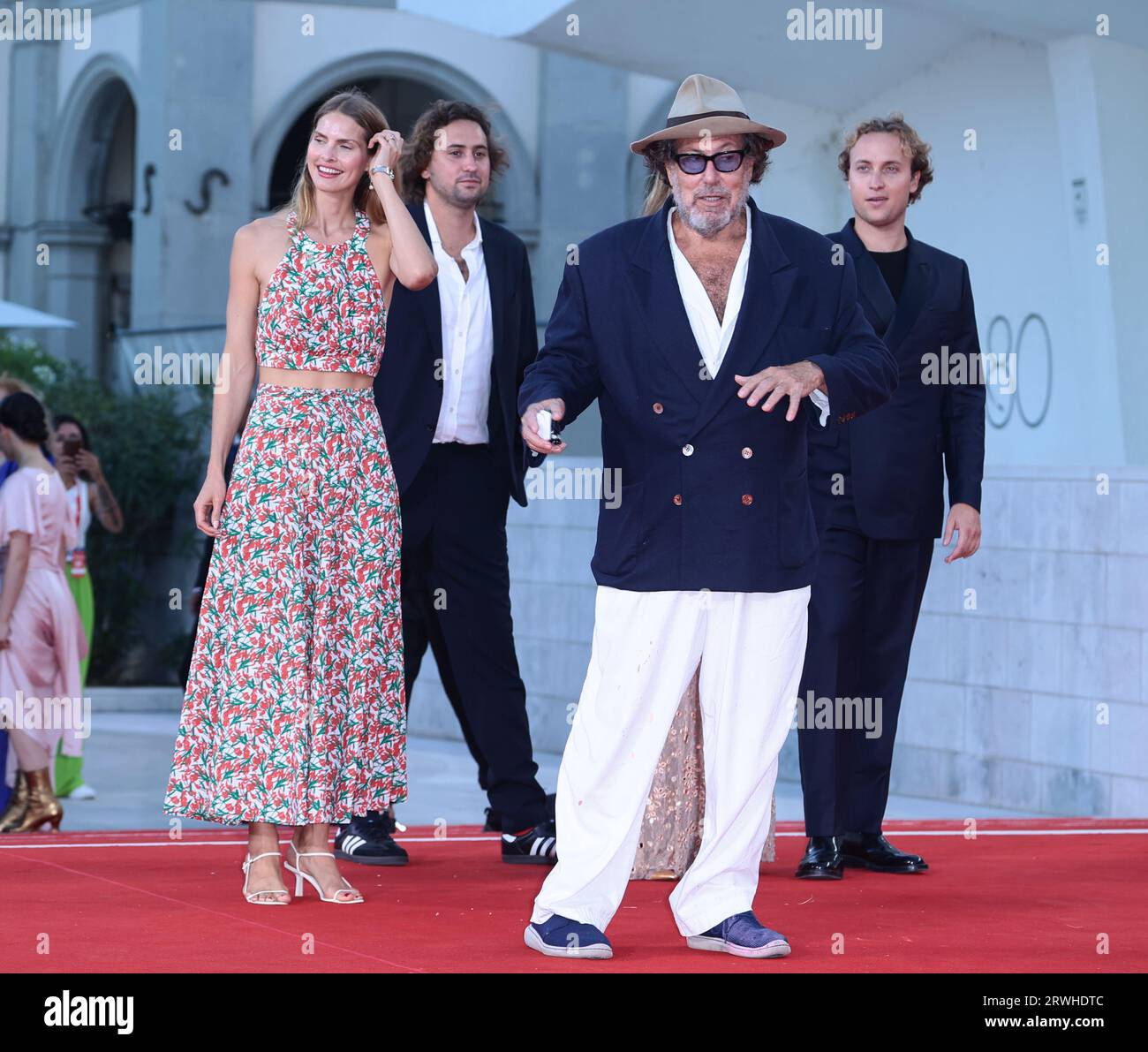 VENICE, ITALY - SEPTEMBER 02: Cy Schnabel, Julian Schnabel, Louise ...
