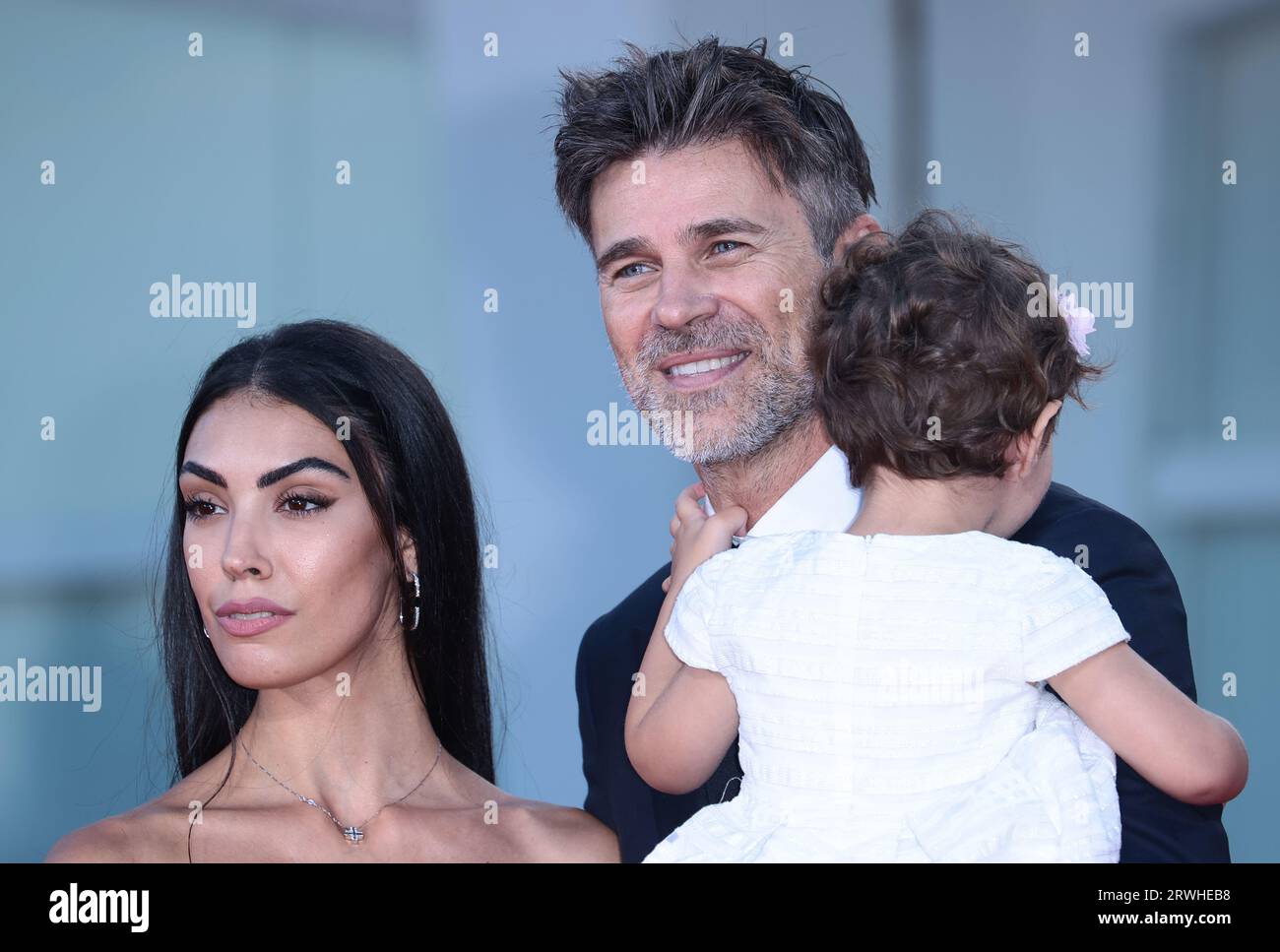 VENICE, ITALY - SEPTEMBER 02: Fabio Fulco and Veronica Papa attends a ...